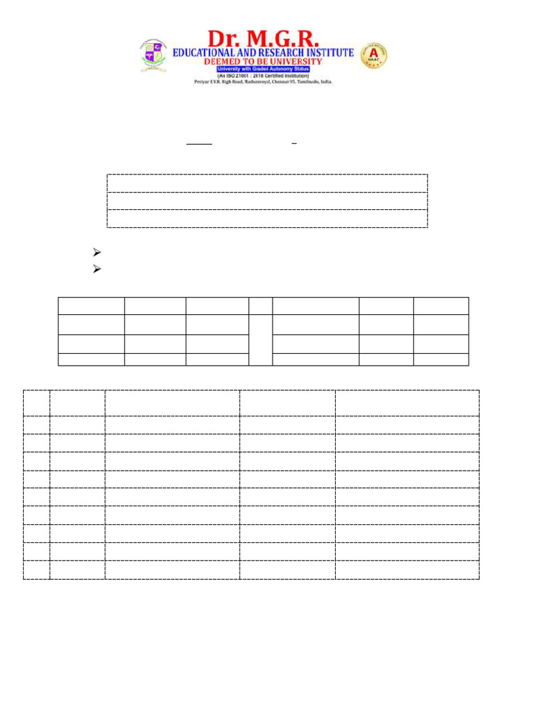 B.tech Cse - II Year 2021-2022 Odd | PDF | Computing