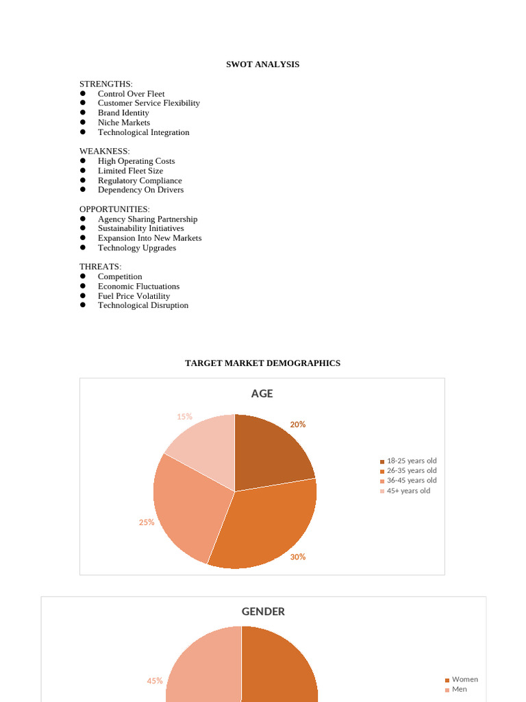 SWOT-ANALYSIS-TARGET-MARKET-DEMOGRAPHICS_1 | PDF