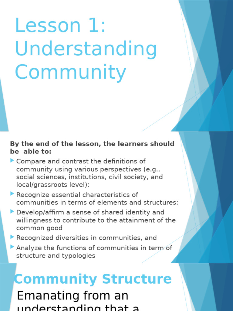 Community Structure | PDF | Community | Institution