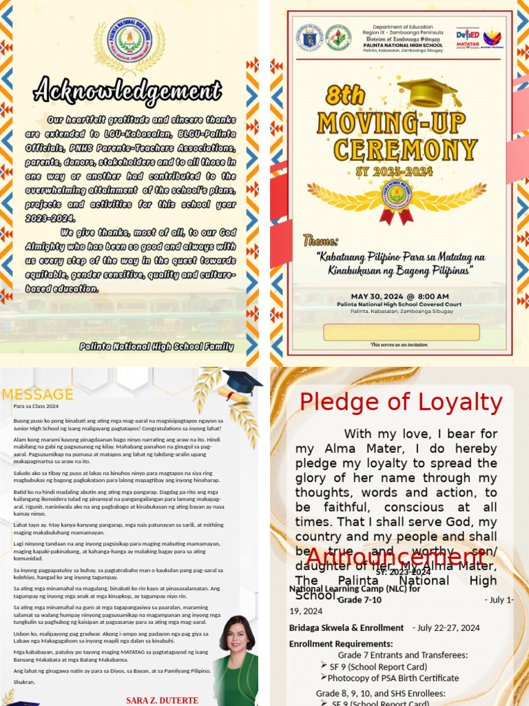 Moving-Up Program 2024 | PDF