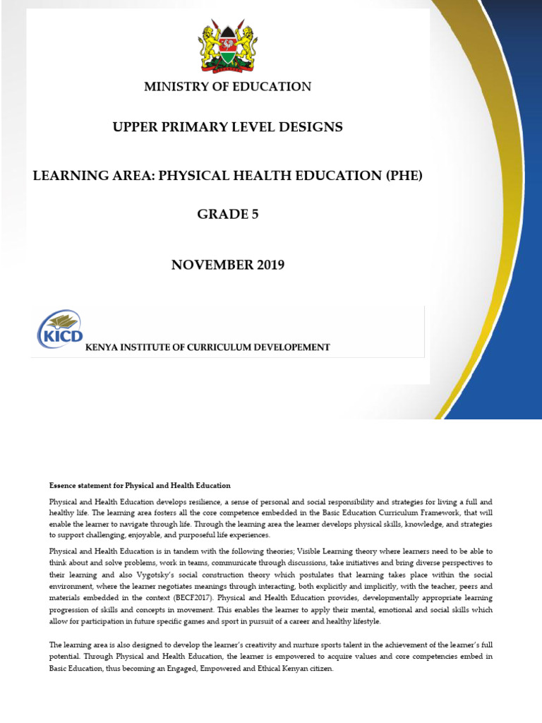 Phe Grade 5 | PDF | Learning | Psychology