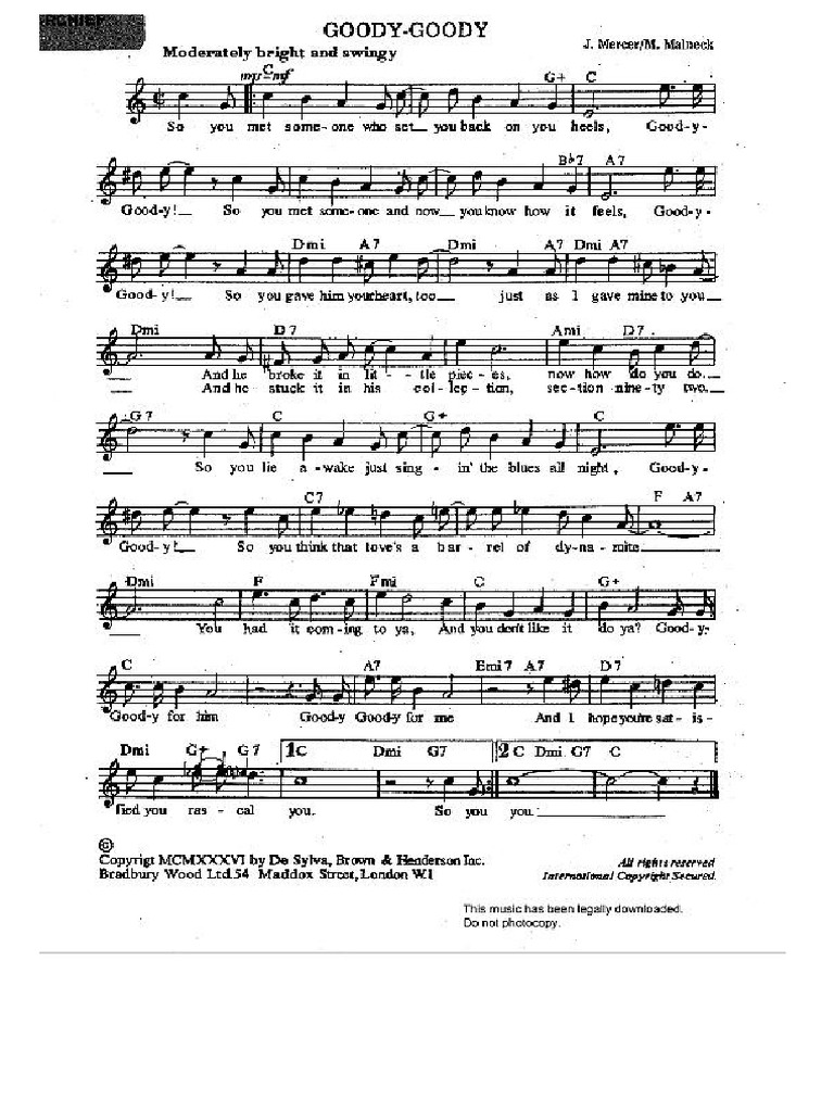 Goody Goody-C-St | PDF