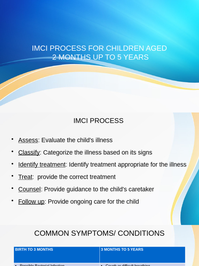 IMCI Guide for Child Caregivers | PDF | Diarrhea | Infection