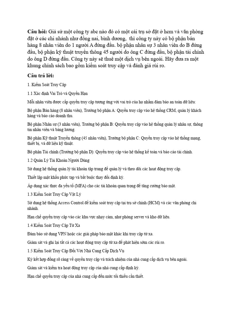 Câu hỏi Lab3-Group5 | PDF