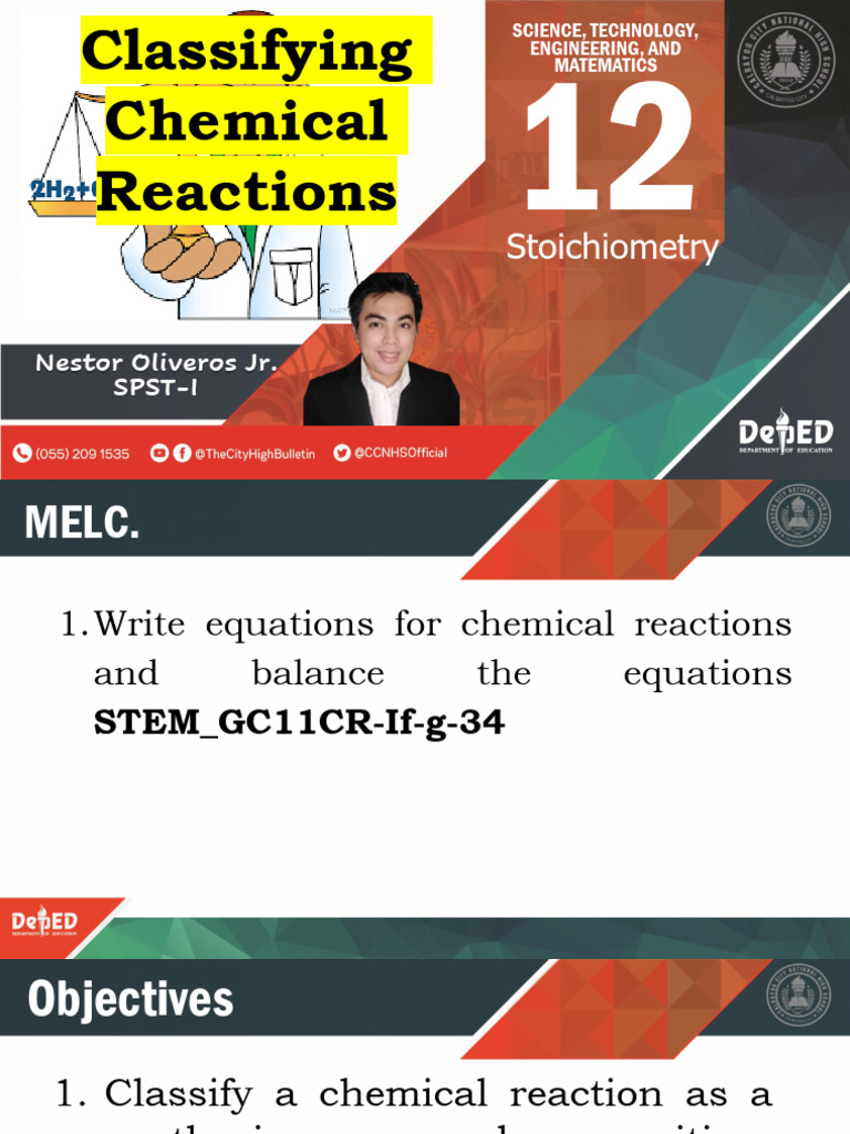 Chem Balancing Different Chem Reaction | PDF | Chemical Reactions | Oxide