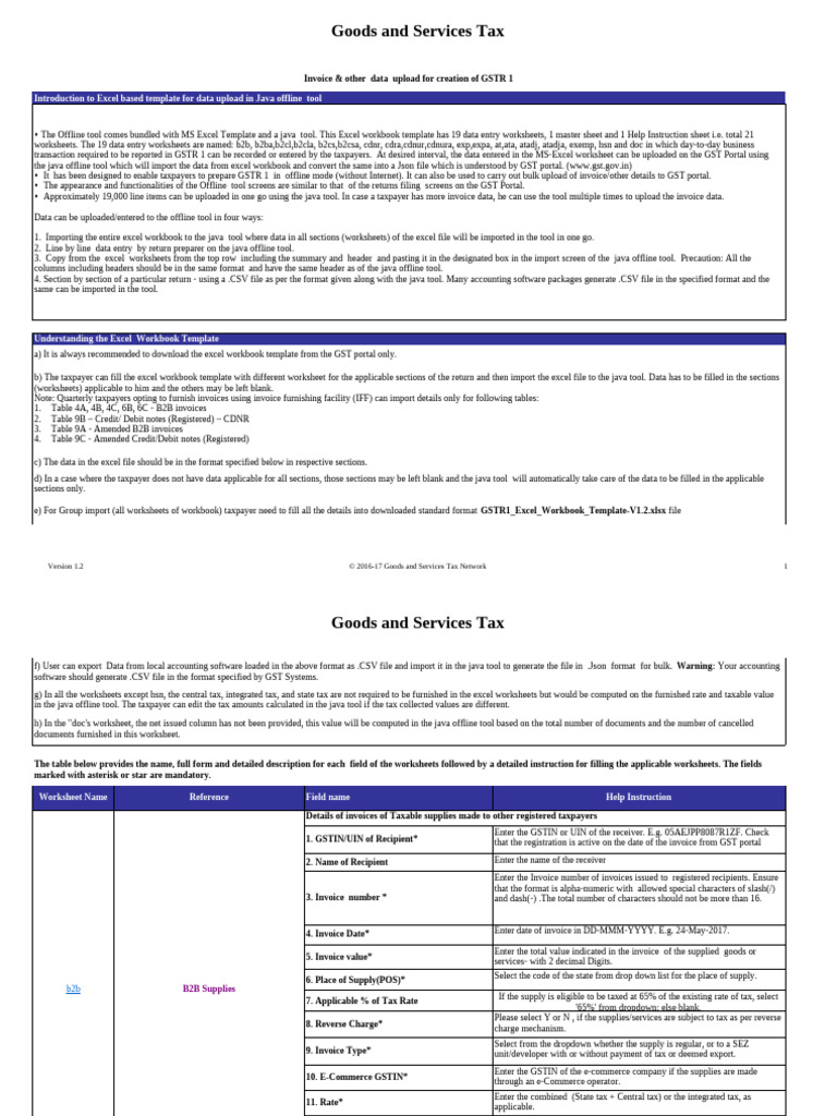 Gstr1 Return APRIL | PDF | Invoice | Microsoft Excel