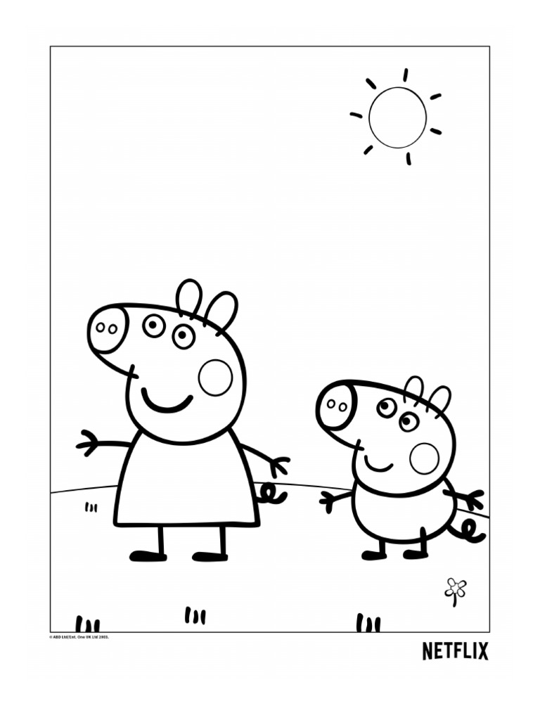 Netflix Coloring Page | PDF