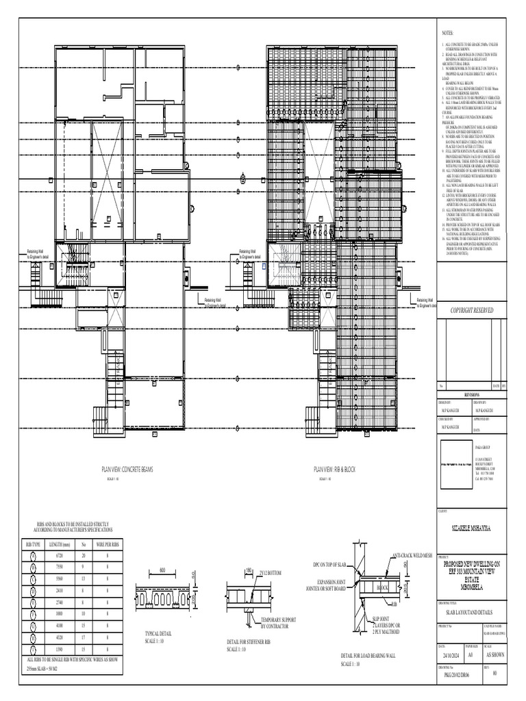 RIB BLOCK | PDF | Masonry | Architectural Elements