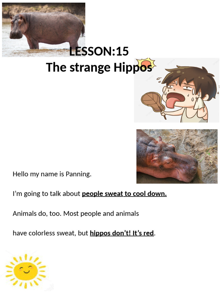 15 The Strange Hippos | PDF