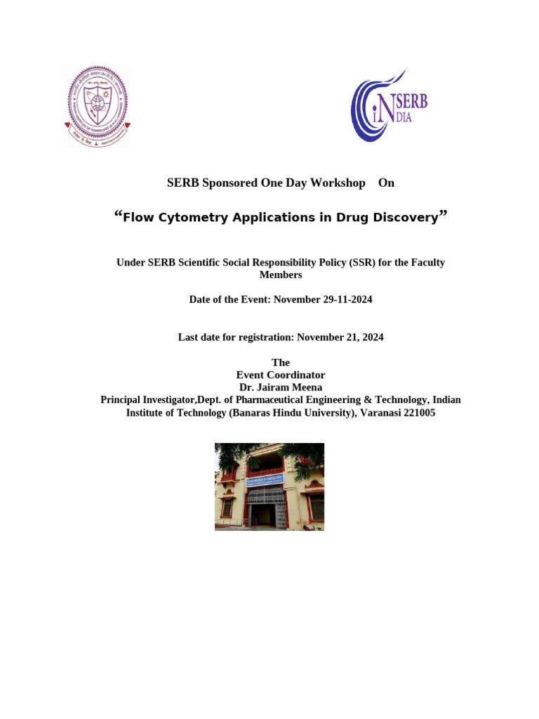 SERB Workshop 2024 | PDF