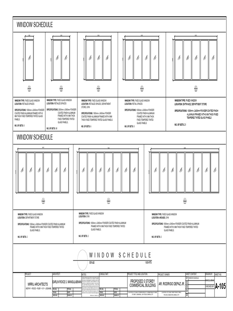 5.Window Schedule (1) | PDF | Window | Handicrafts