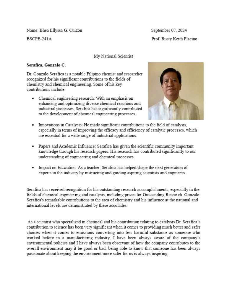 National Scientist | PDF