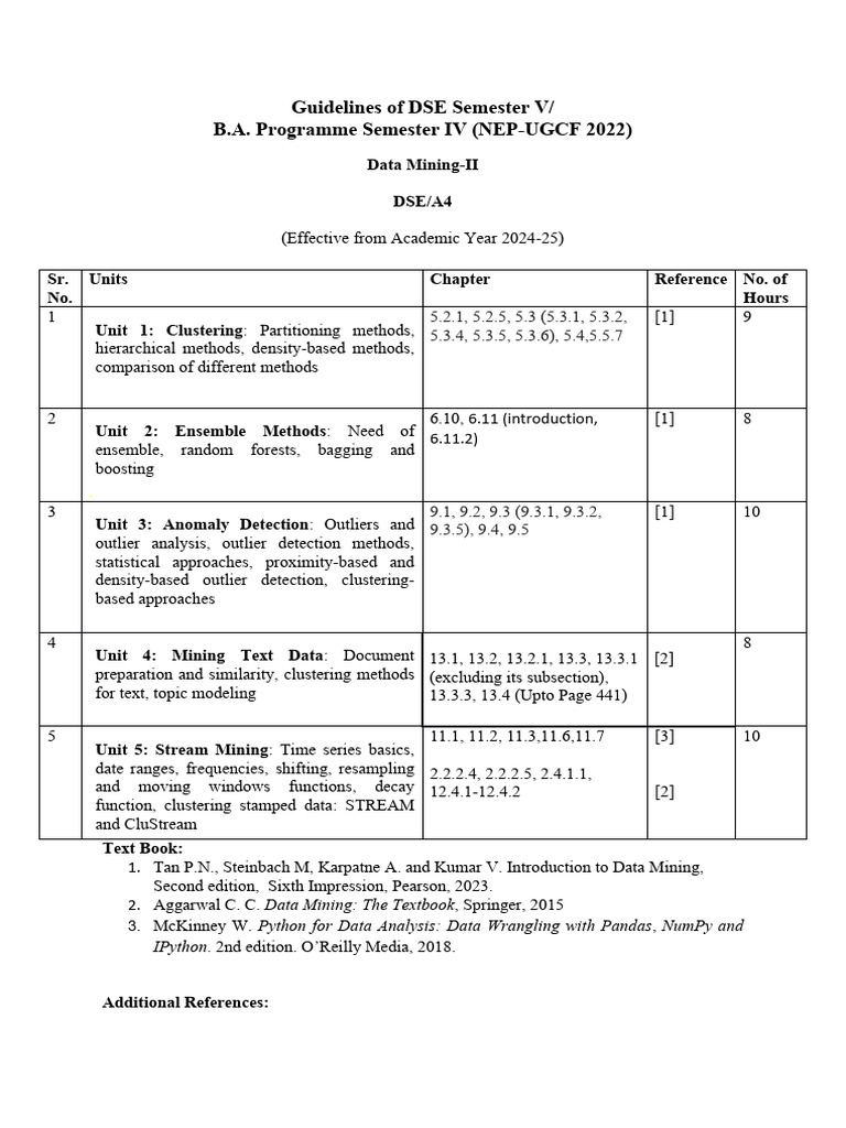 Guidelines Datamining II | PDF | Cluster Analysis | Statistical Classification