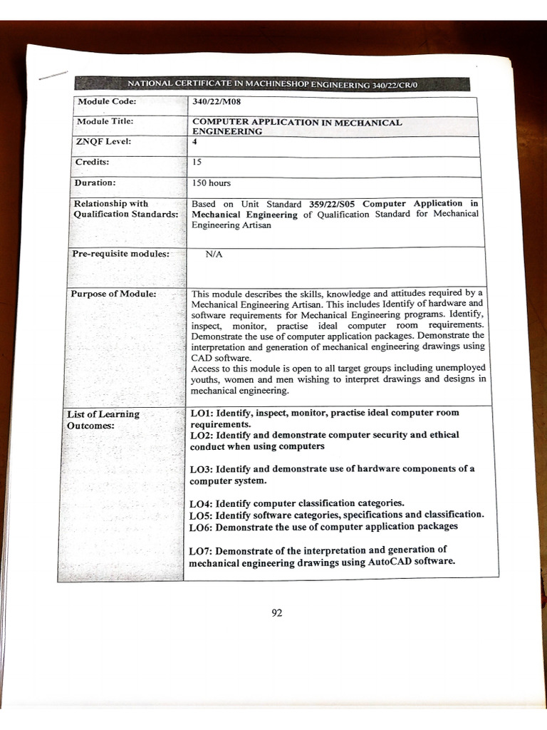 Computer Syllabus | PDF