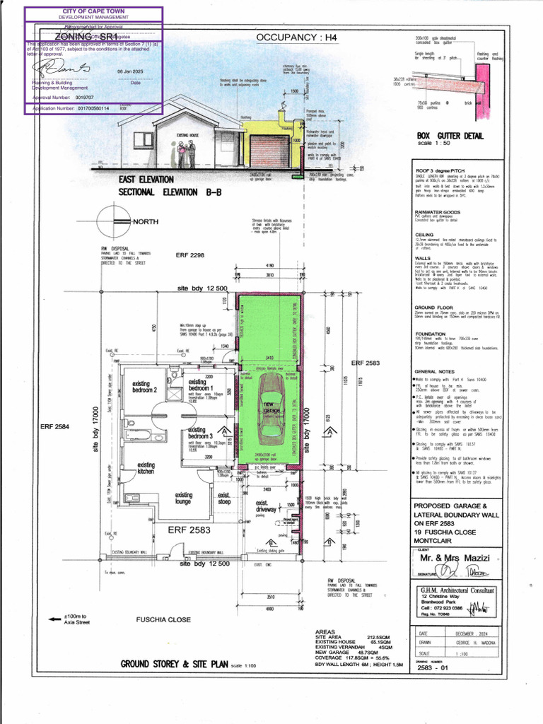 ERF 2583 Approved Plan | PDF