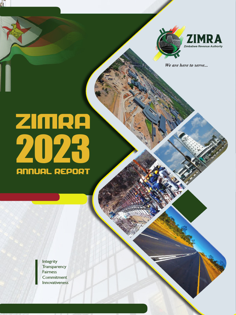 ZIMRA Annual Report 2023 Overview | PDF | Taxes | Inflation