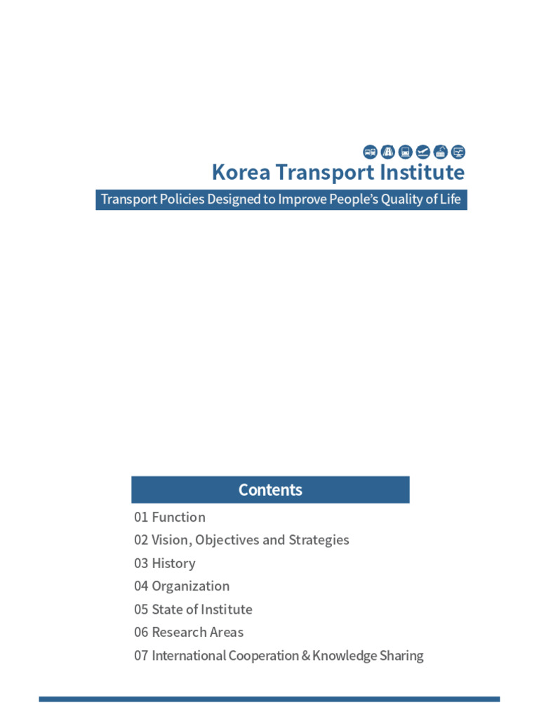 KOTI소개 PPT 영문 배포용 230323 | PDF | Transport | Innovation