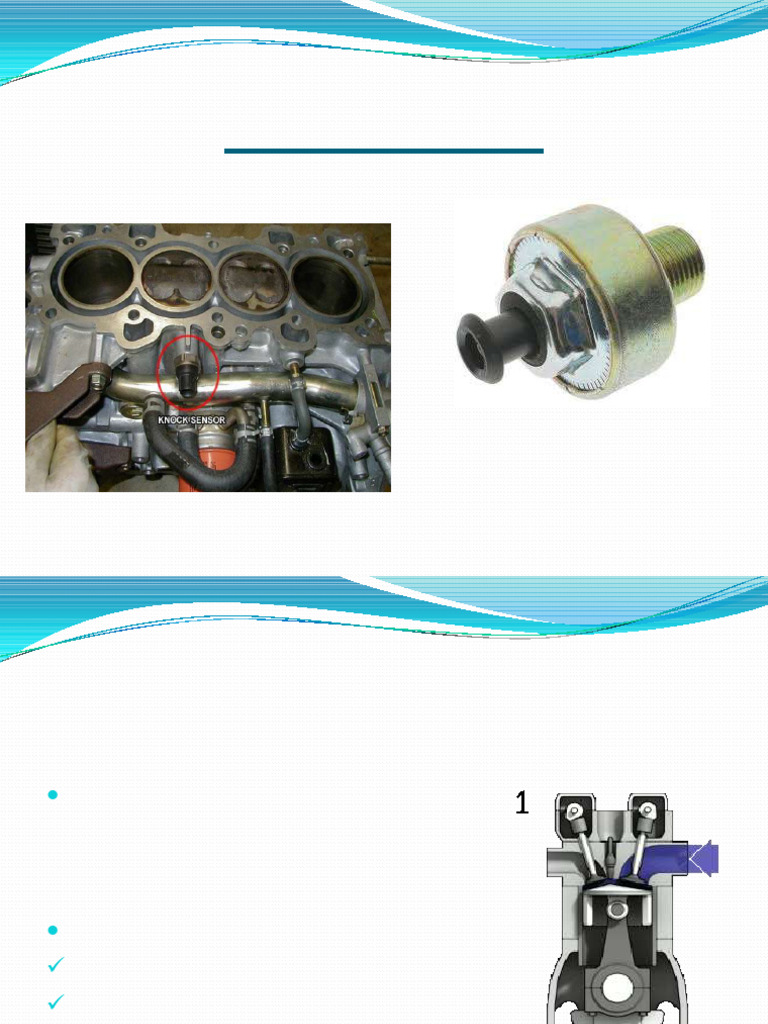 Knock Sensor | PDF | Piezoelectricity | Engines