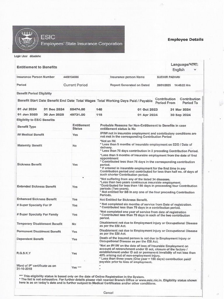 Entitlement CFT | PDF