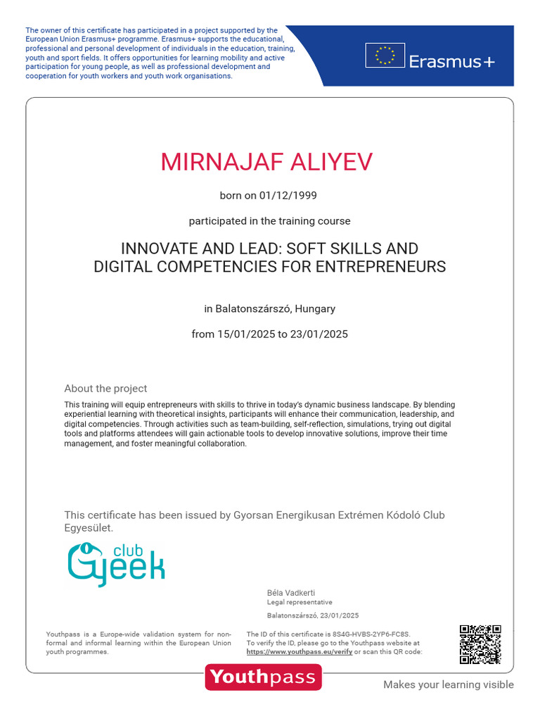 Certificates 22 | PDF | Team Building | Entrepreneurship