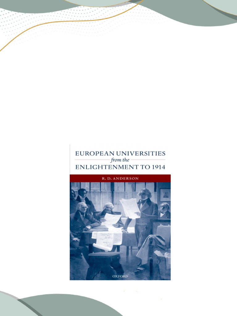 (Ebook) European Universities From The Enlightenment To 1914 by R. D ...