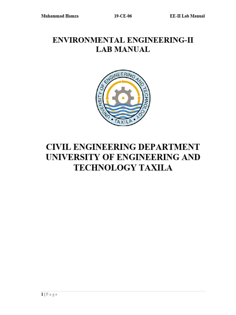 19-Ce-06 Ee-Ii Lab Manual | PDF | Titration | Chemistry