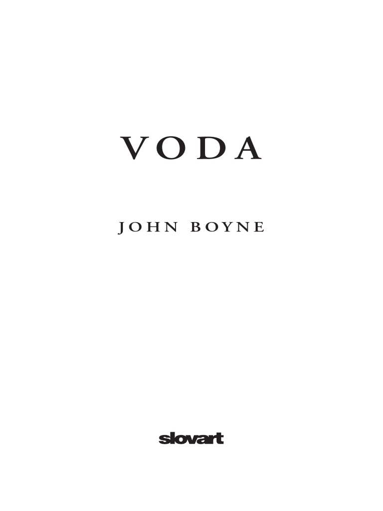 John Boyne: Voda. Živly 1 | PDF
