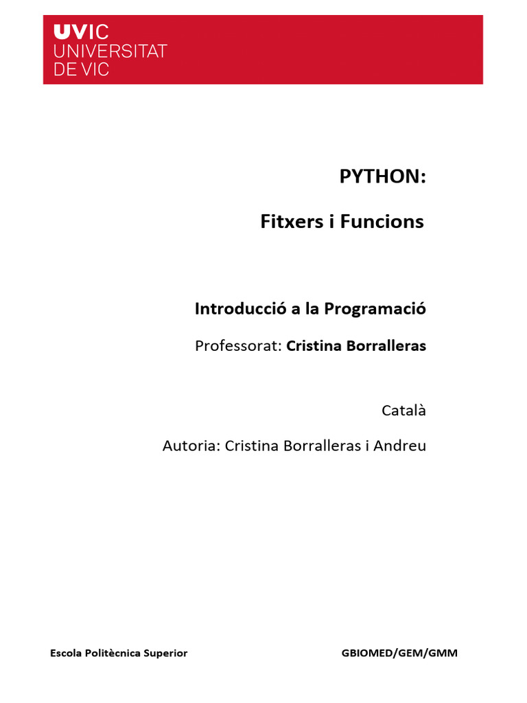 UD-ES-Fitxers-Funcions (1) | PDF