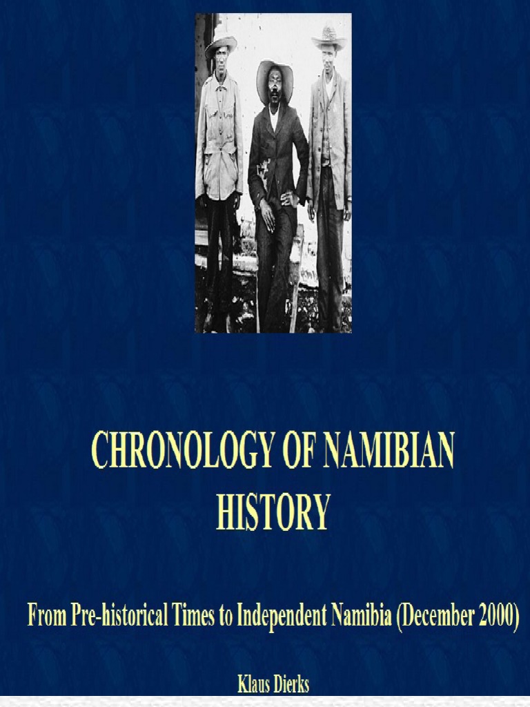 Chronological History of Namibia - Klaus Dierks | PDF | Politics | Travel