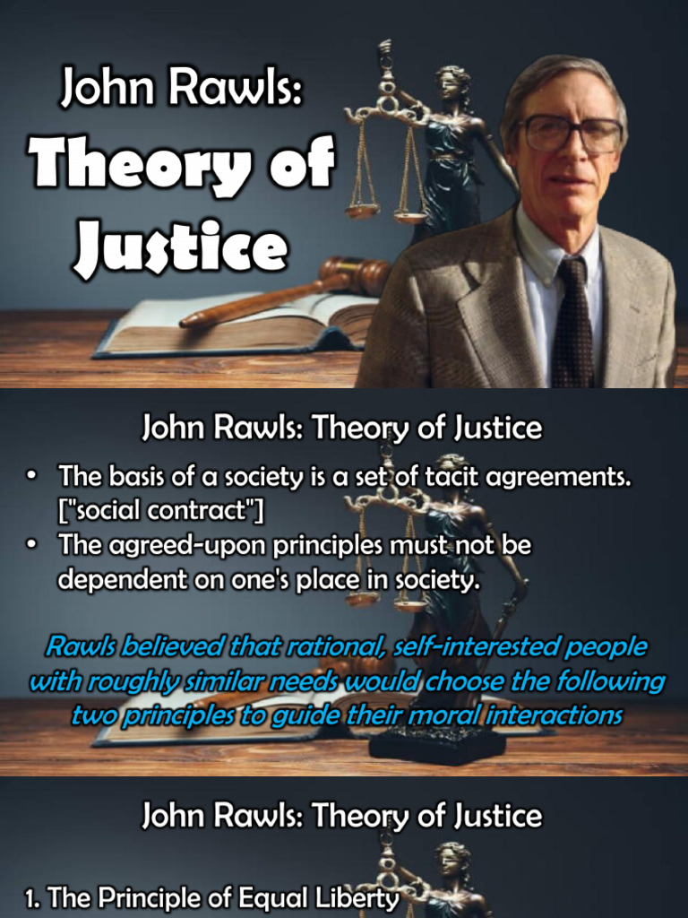Topic 5 John Rawls Theory of Justice | PDF