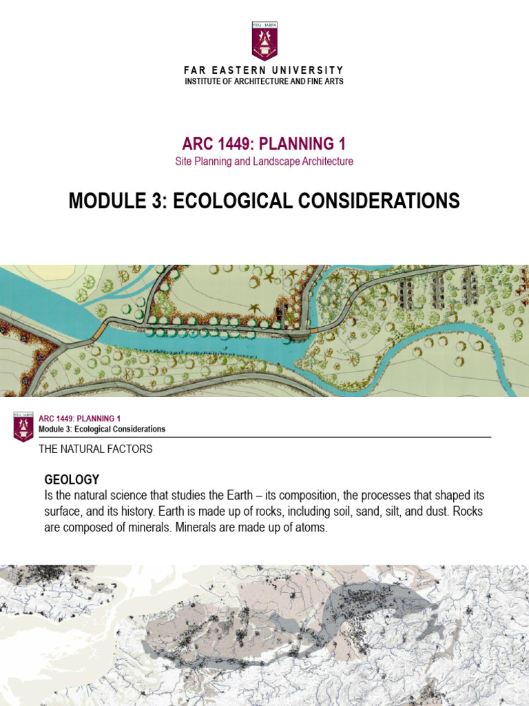 Ecological Considerations | PDF | Rock (Geology) | Erosion