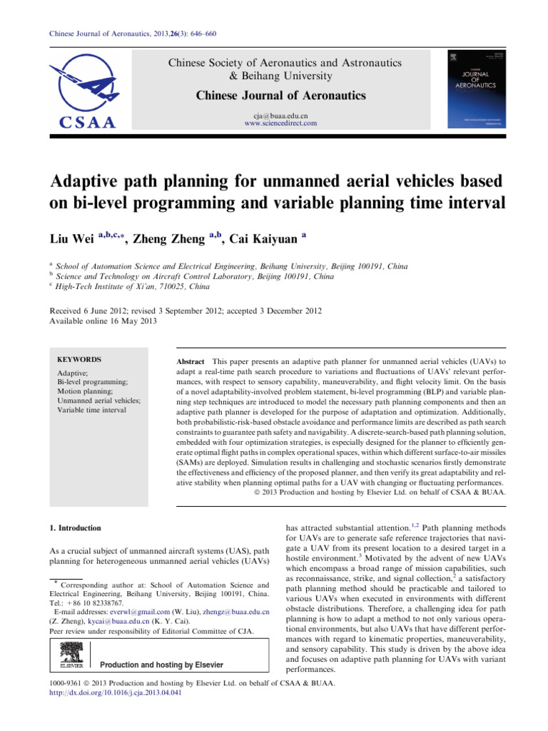 Adaptive_path_planning_for_unmanned_aerial_vehicle | PDF | Unmanned ...