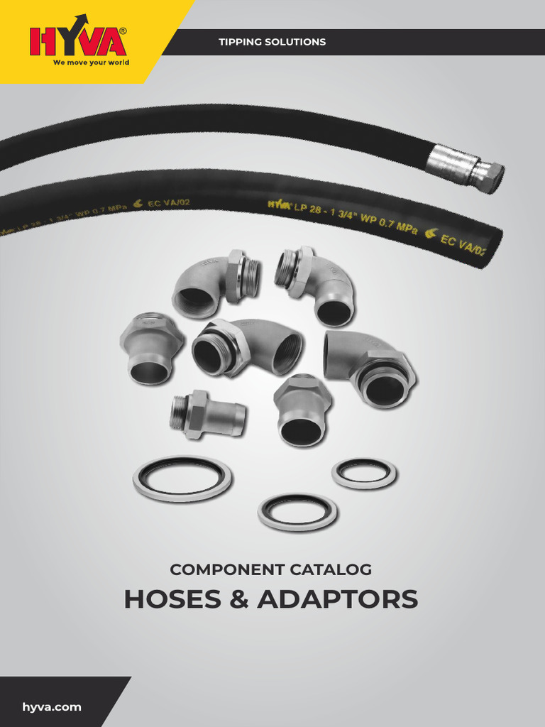 Hyva Tipping Solutions Component Catalog | PDF | Pipe (Fluid Conveyance ...