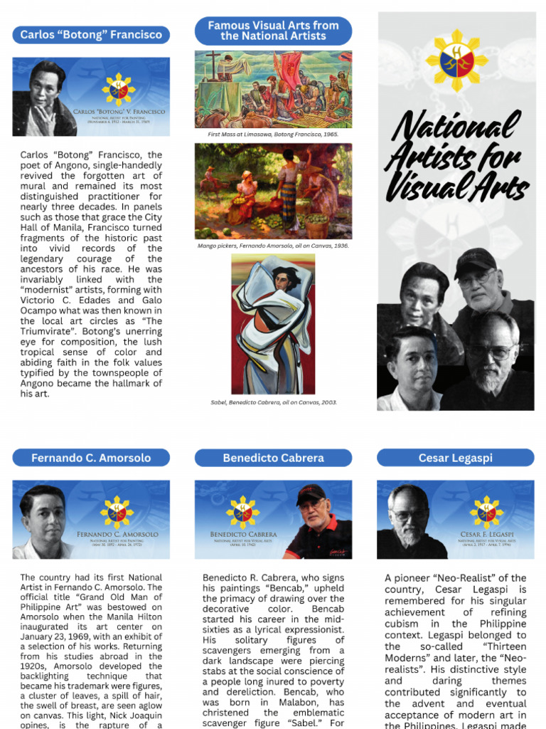 National Artists For Visual Arts | PDF