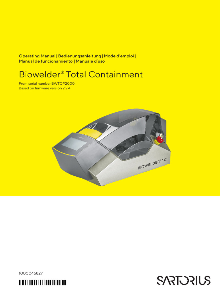 Manual Biowelder TC 2000 1000046827 P | PDF | Legal Liability ...