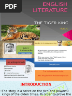 Tiger King | PDF | Kalki Krishnamurthy