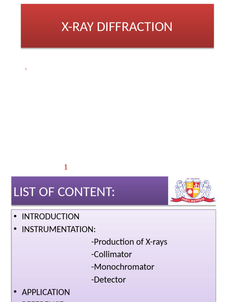 X Ray Diffraction | PDF | X Ray Crystallography | X Ray