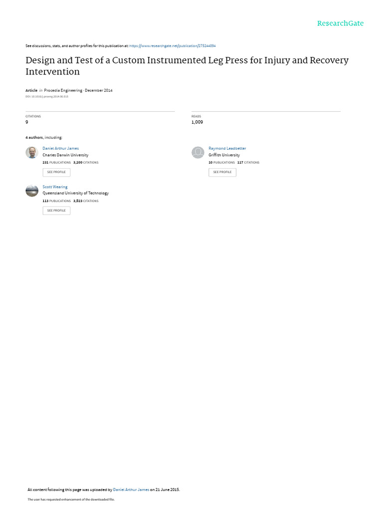 Design_and_Test_of_a_Custom_Instrumented_Leg_Press | PDF | Computing