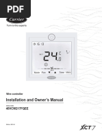 User Manual Daikin BRC1D52 (English - 20 Pages) | PDF | Clock