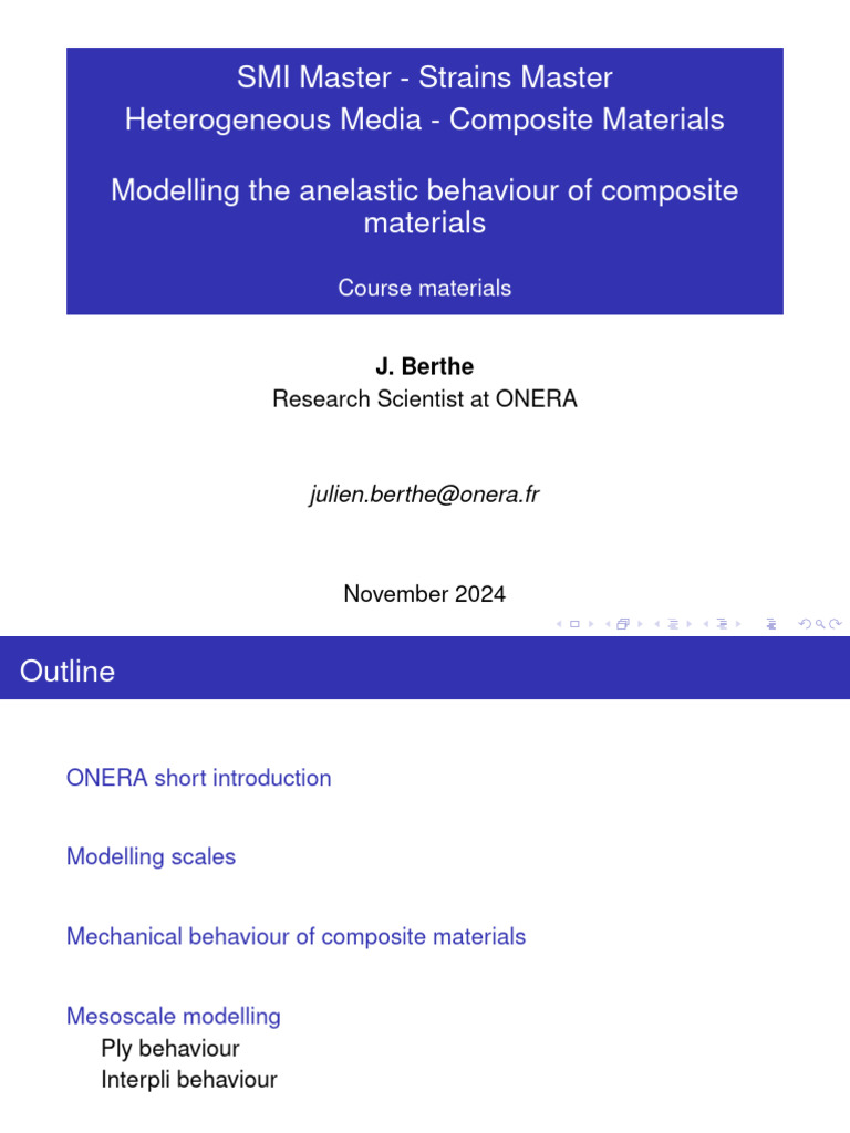 II Slides Non Linear Modelling | PDF | Composite Material | Stress (Mechanics)