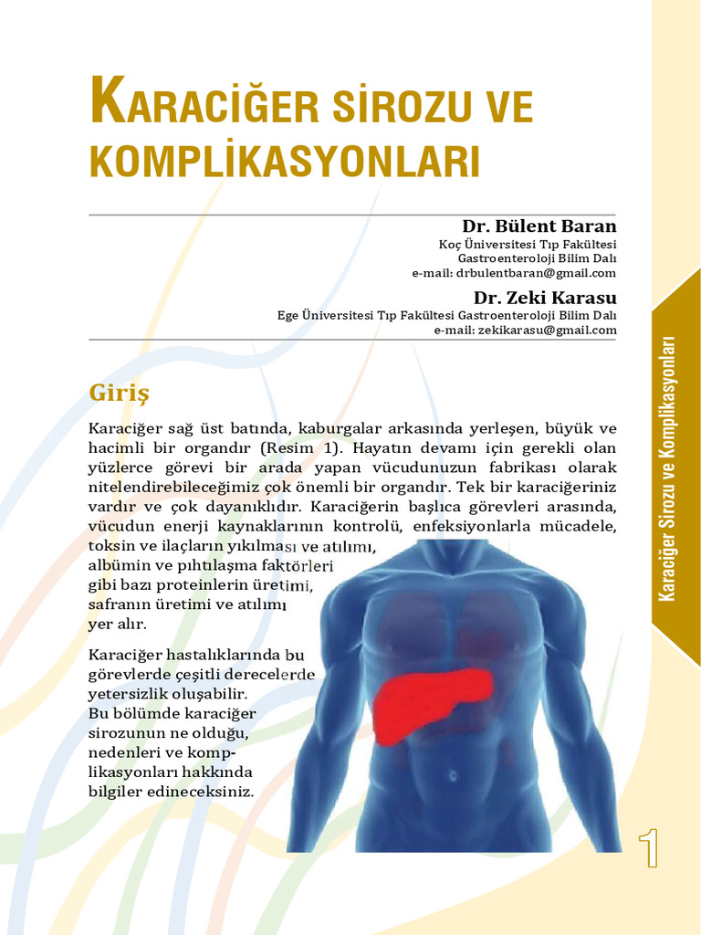 Karaciger Sirozu Ve Komplikasyonlari | PDF