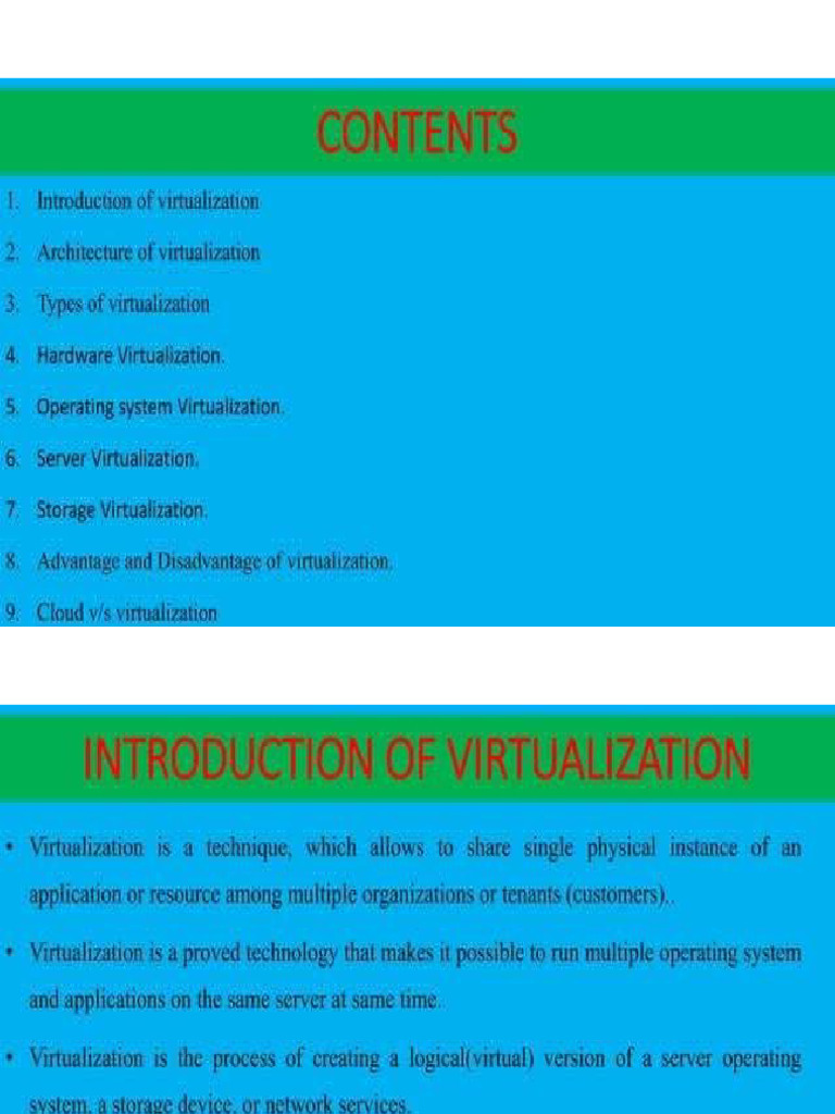 Virtual Ization | PDF