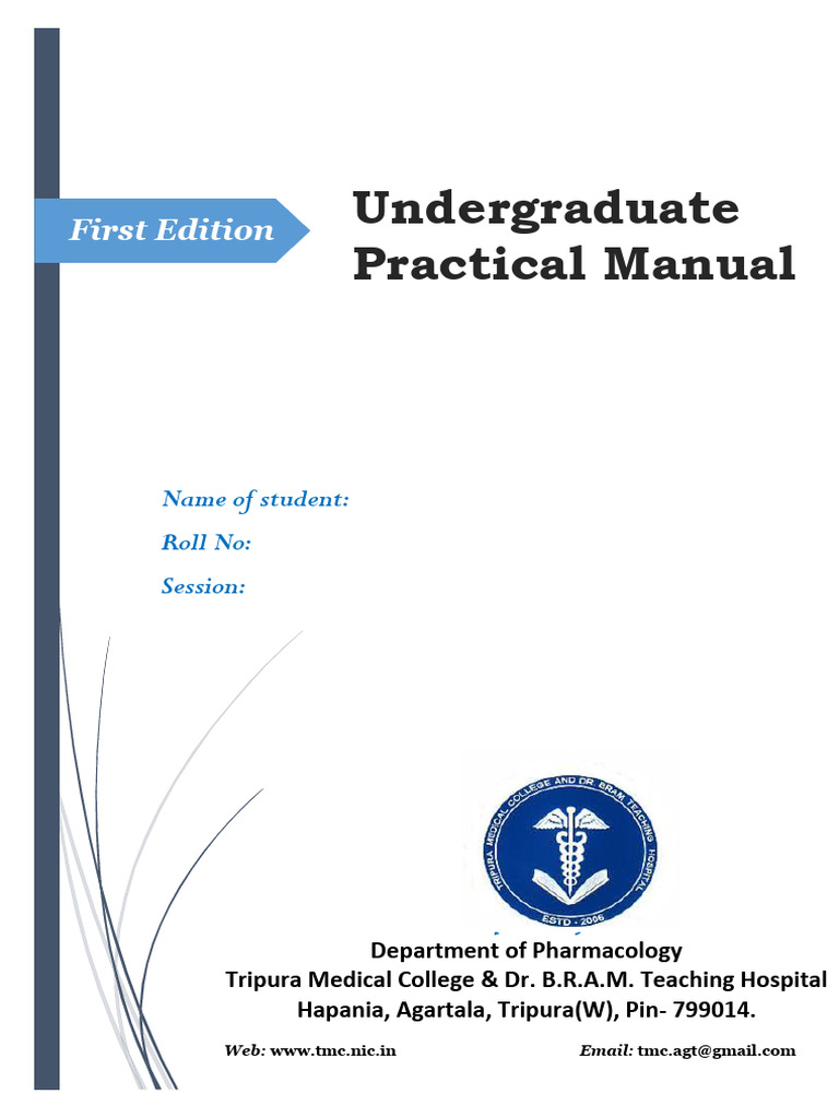 Undergraduate Practical Manual-2024 | PDF | Dose (Biochemistry) | Chemistry