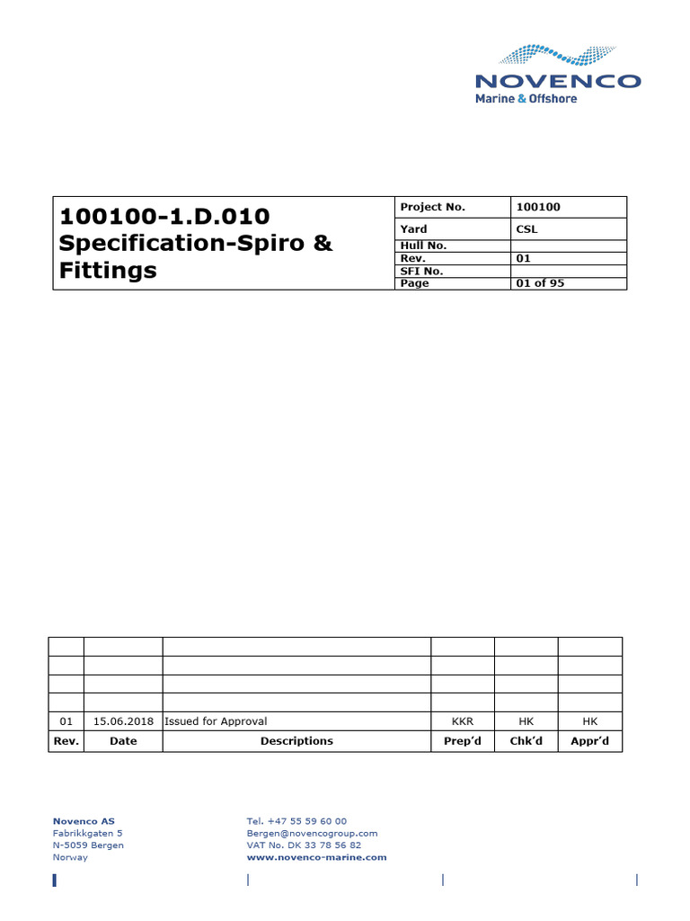 100100-1.D.010 Spiro & Fittings | PDF | Duct (Flow) | Building Engineering