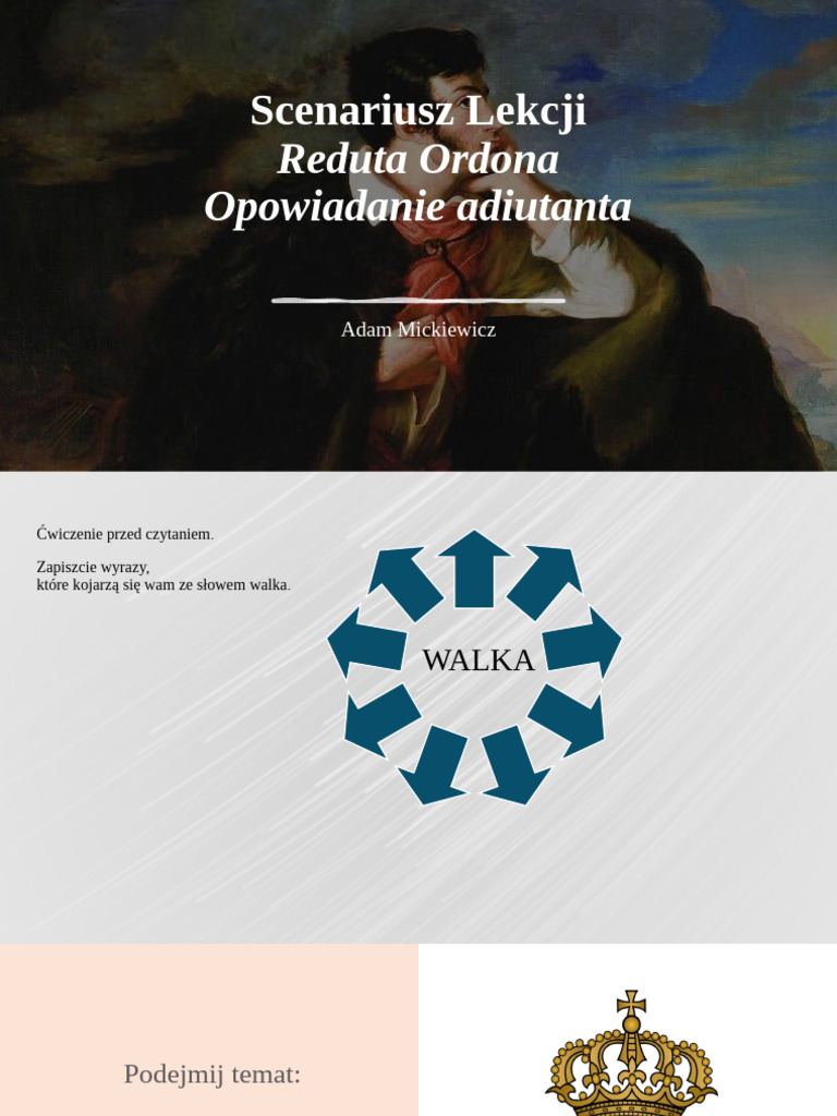 Scenariusz Lekcji Reduta Ordona | PDF