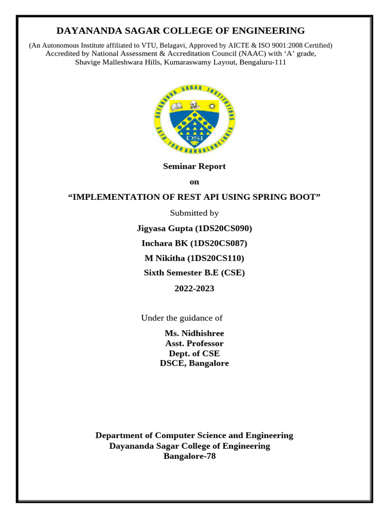 Mini Project Report Format-1-1 | PDF | Software Engineering | Information Science