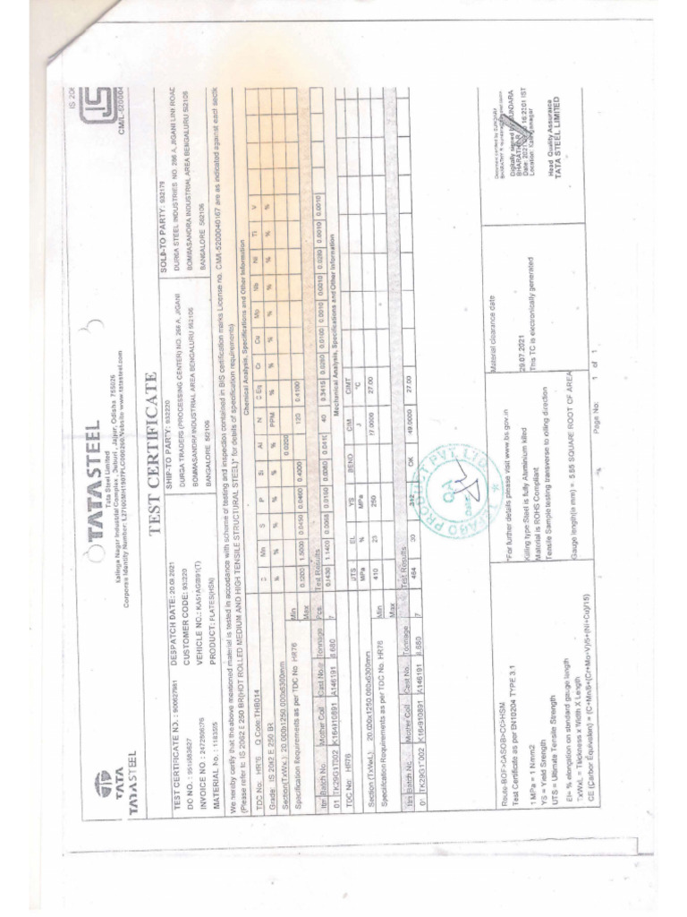 20mm E250 BR -A146191 | PDF