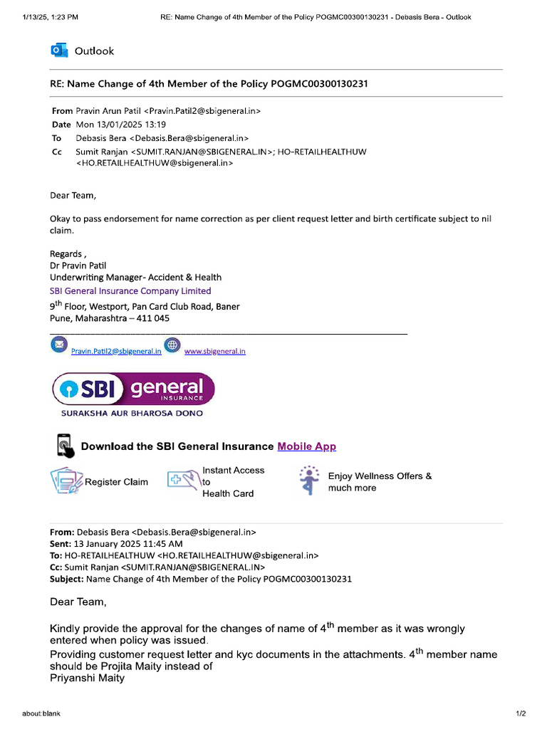 Pradip Maity Approval | PDF