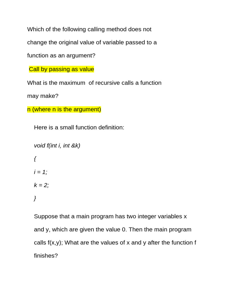Cs301 Quiz 1 Pdf Queue Abstract Data Type Pointer Computer 2625