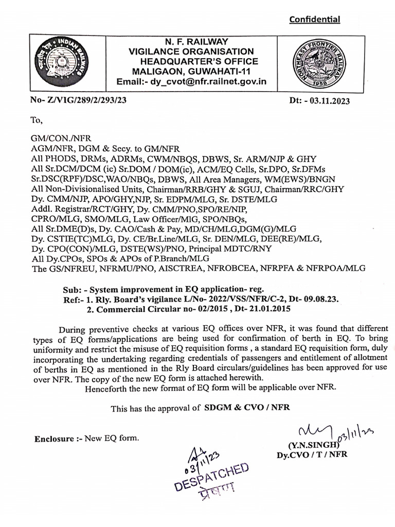 EQ Form Modified | PDF